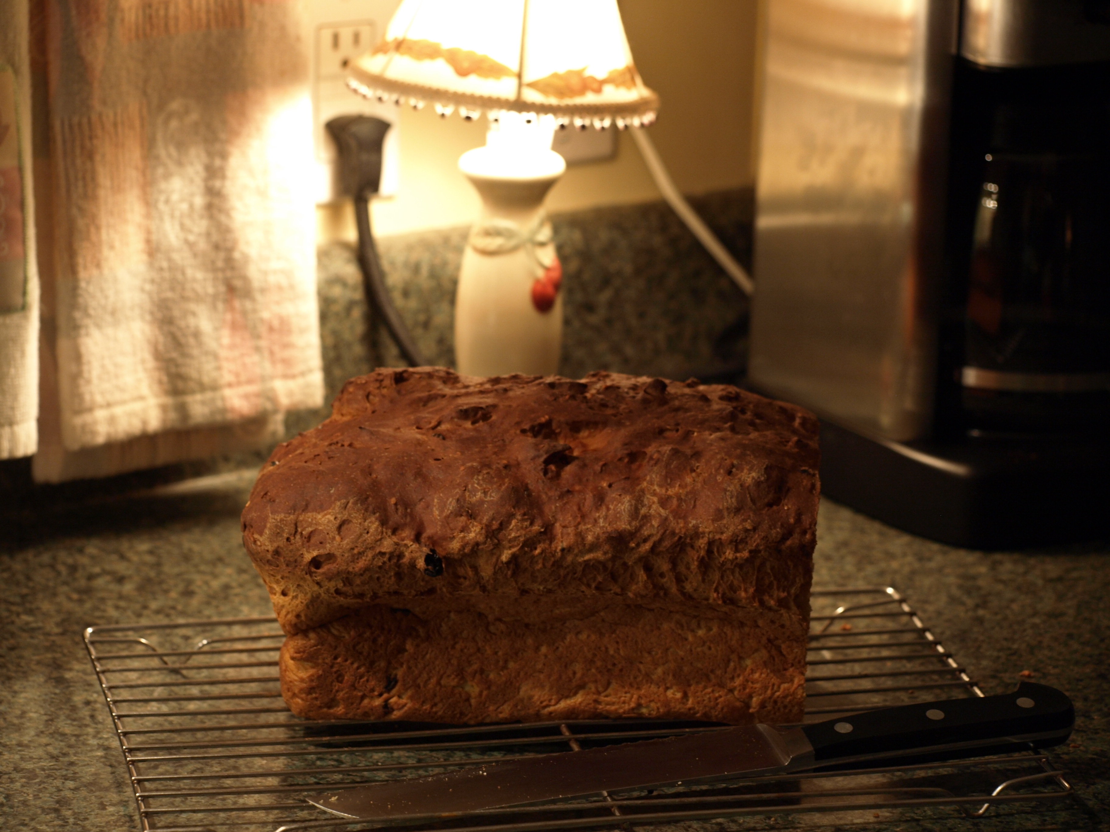 A very happy loaf of bread – Life on the Farmlet